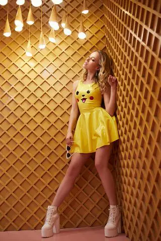 latex Pikachu dress - Latexcharms