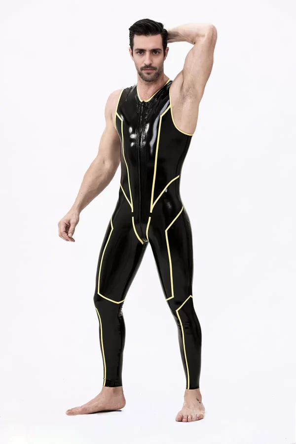Catsuit Sans Manches Wolverine Pour Homme Latexcharms Catsuit Sans Manches Wolverine Pour Homme Latexcharms