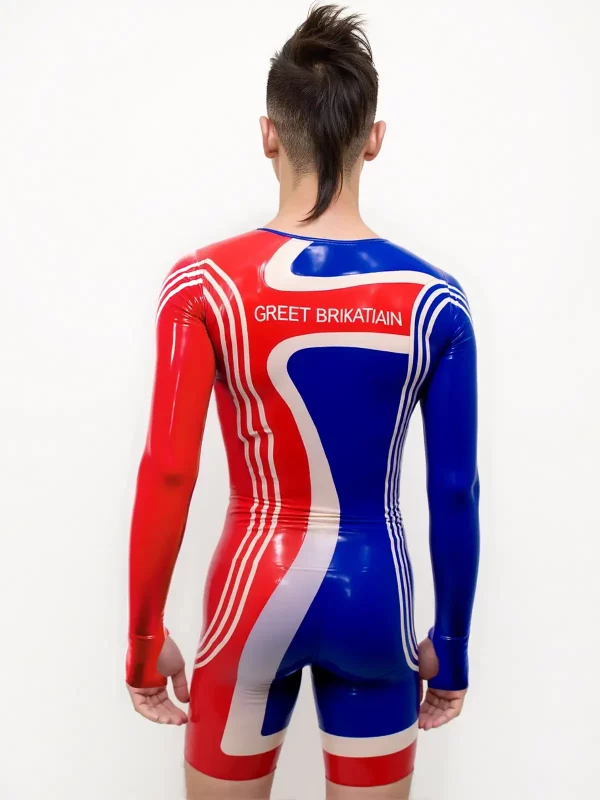 Latex Cycling Suit For Men - Latexcharms