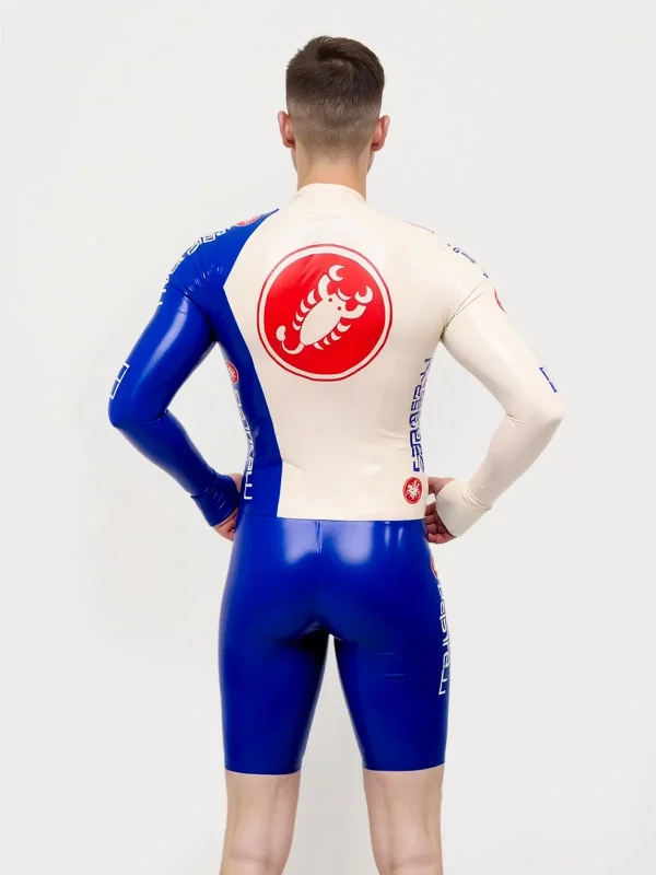Latex Italian Style Cycling Suit For Men - Latexcharms