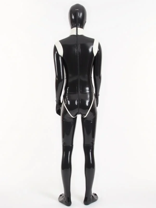 Latex Mens Cassini Back Zipper Catsuit - Latexcharms